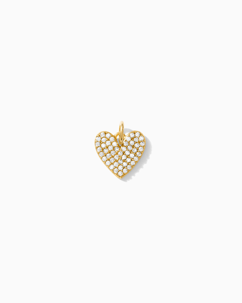 Bronwyn Pave Heart Charm – Everly Made